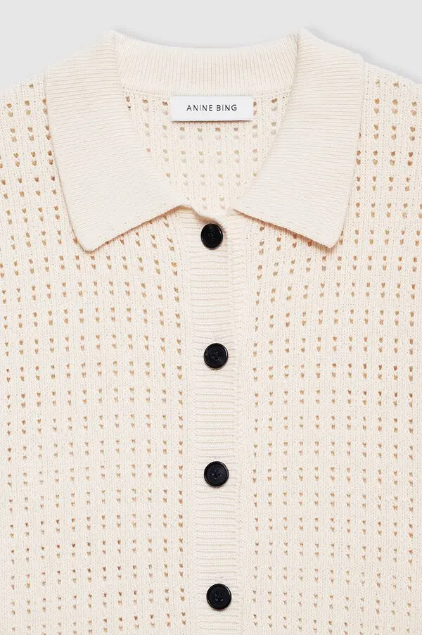 ANINE BING Crochet Alexis Sweater