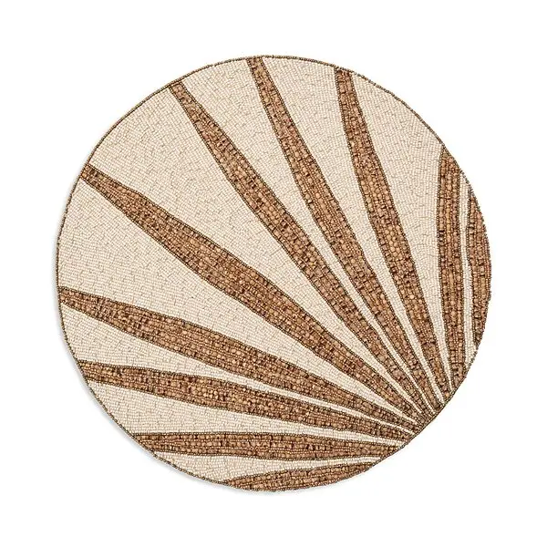 KIM SEYBERT Royal Palm Placemat - Natural/brown