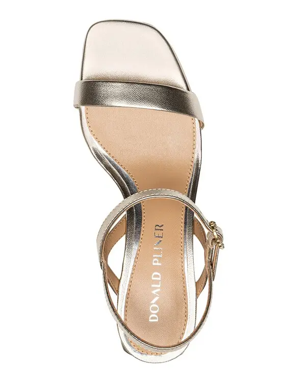 DONALD PLINER Brazi Slingback Sandals - Platinum