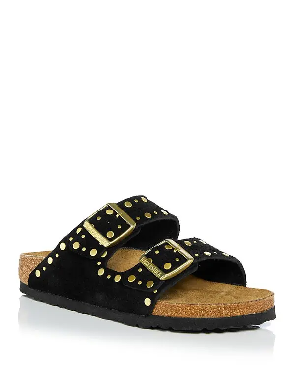 BIRKENSTOCK Arizona Rivet Sandals - Black