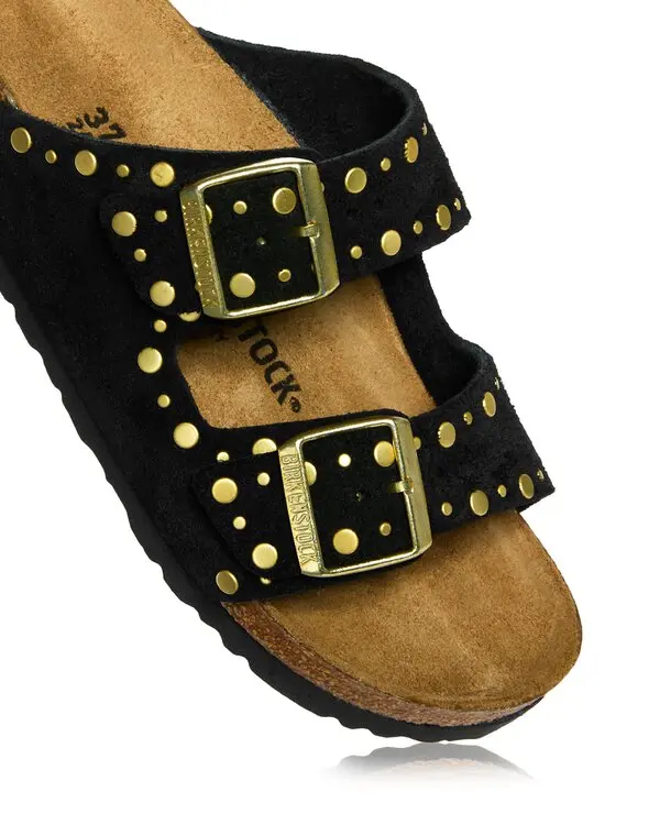 BIRKENSTOCK Arizona Rivet Sandals - Black