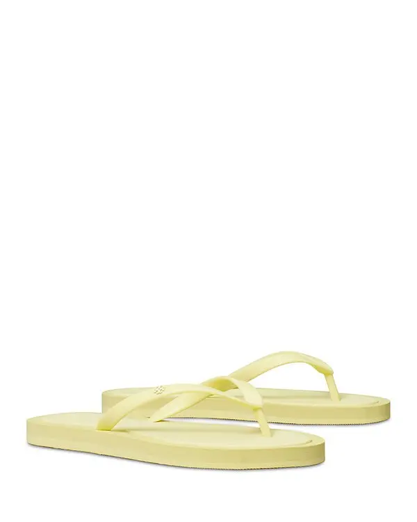 Tory Burch Kira Padded Flip Flop Sandals - Soft Yellow