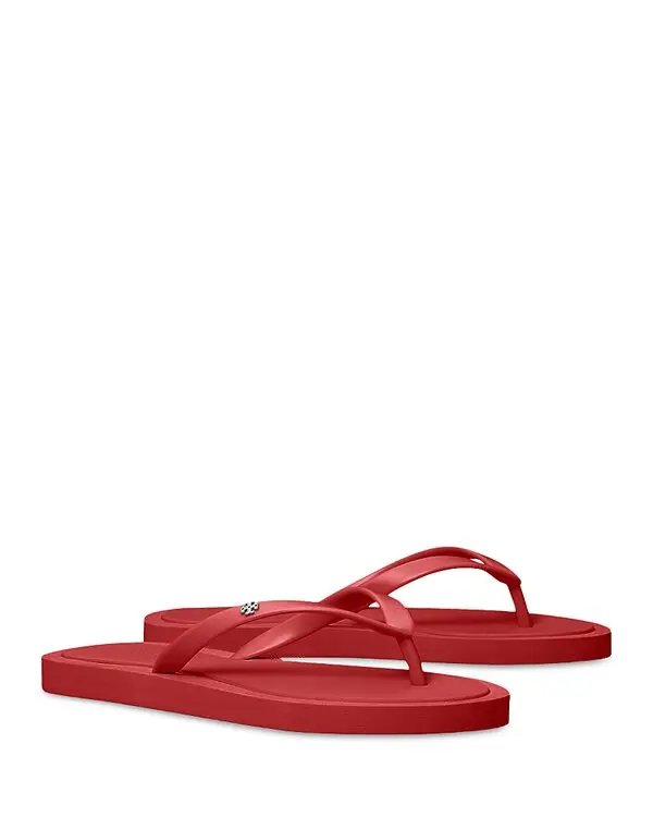 Tory Burch Kira Padded Flip Flop Sandals - Tory Red
