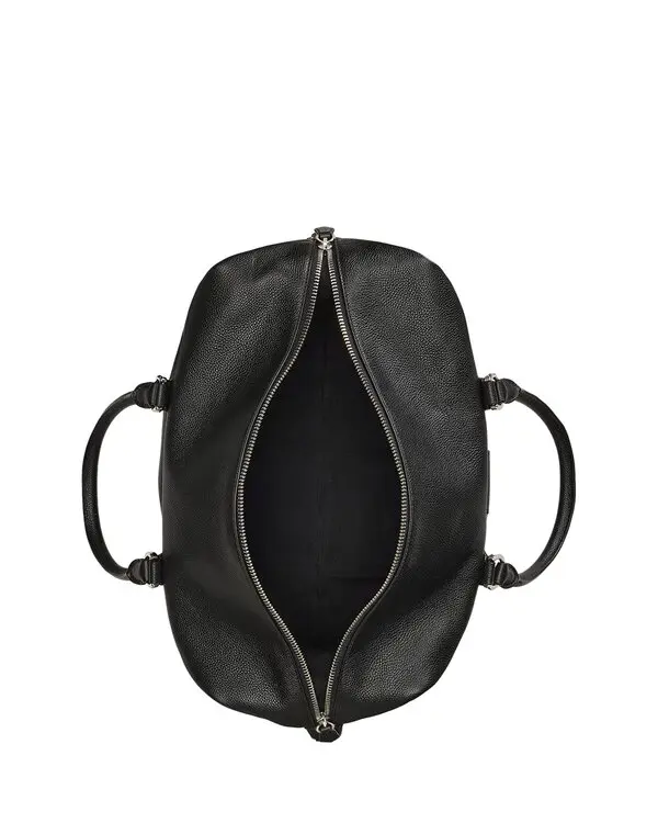 Polo Ralph Lauren Pebbled Leather Duffle - Black