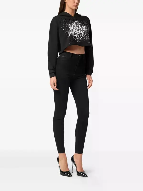 Philipp Plein Rhinestone-embellished Hoodie