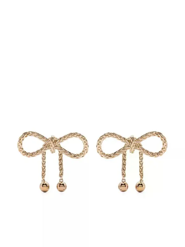 Blumarine Bow-detailed Stud Earrings