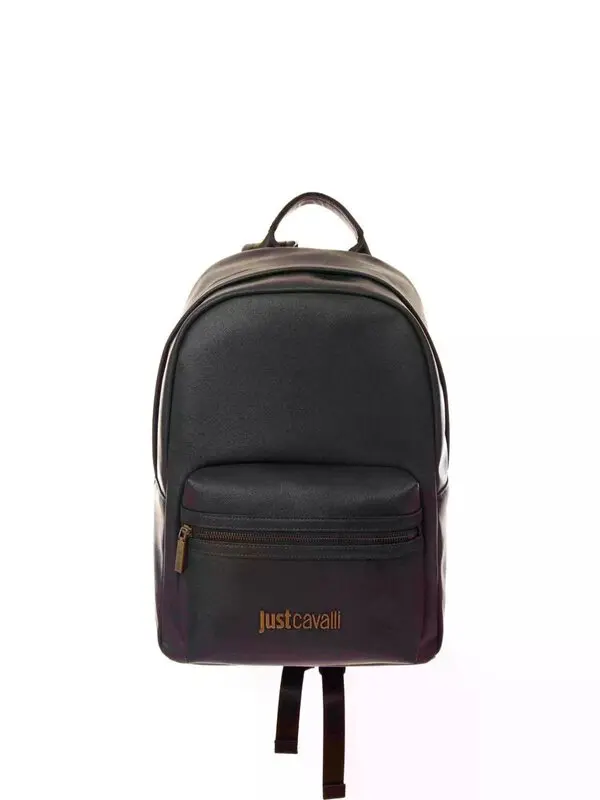 Just Cavalli Logo Backpack - Black