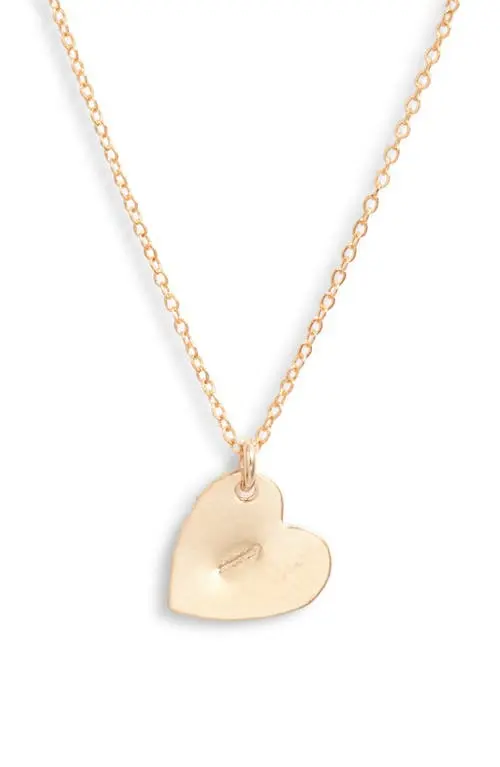 SET & STONES Sophia Initial Heart Pendant Necklace - Gold / I