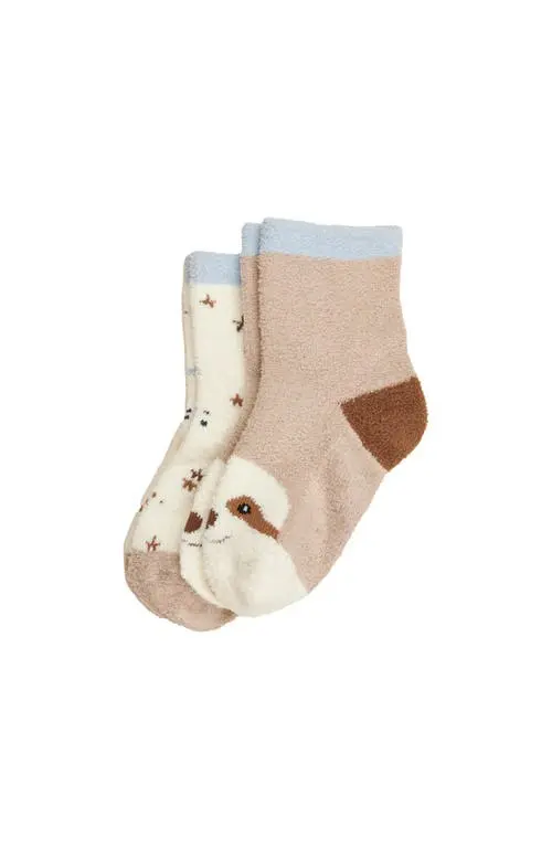 WARMIES Sloth Printed Crew Socks Set - Multi Color