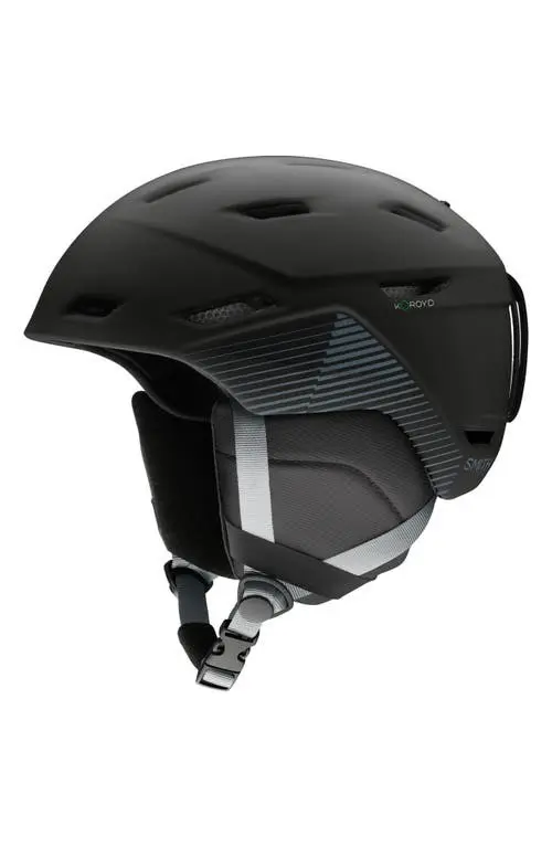 SMITH Mips Snow Helmet - Matte Black Stripes