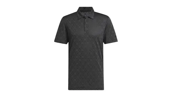 Adidas Ultimate365 Tour Heat.rdy Jacquard Polo Shirt - Black
