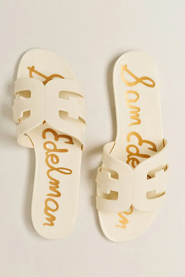 Sam Edelman Bay Jelly Sandals - Cream