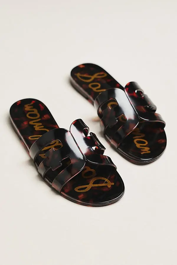 Sam Edelman Bay Jelly Sandals - Tortoise