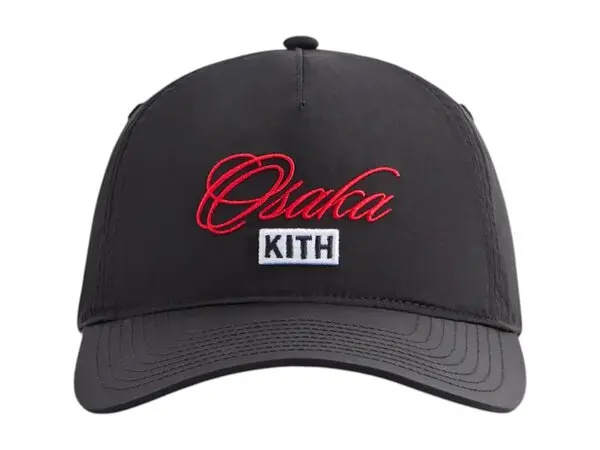 Kith Osaka Bay Low Pinch Crown Cap - Black