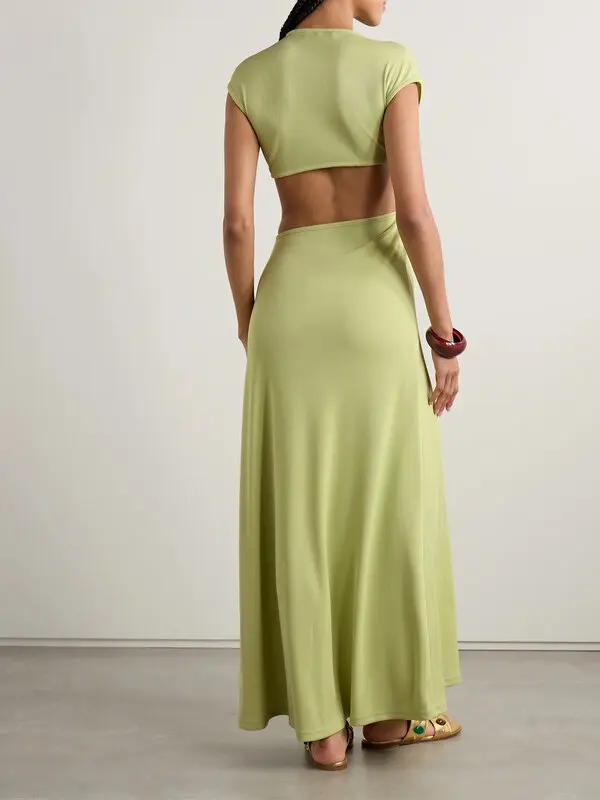 Christopher Esber Embellished Cutout Maxi Dress