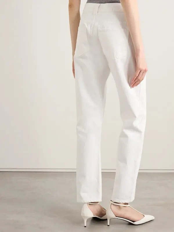 Khaite Callum Mid-rise Straight-leg Jeans