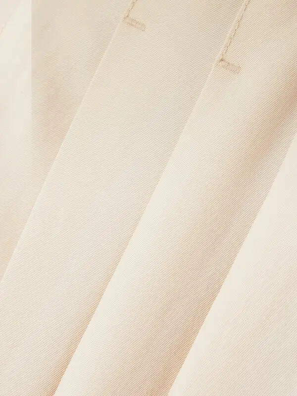 LEMAIRE Pleated Wool-blend Straight-leg Trousers