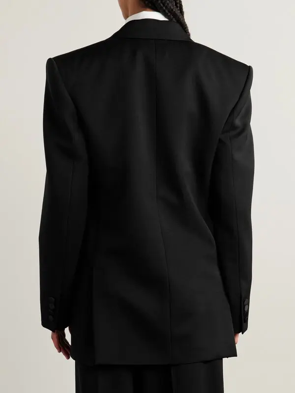 Saint Laurent Double-breasted Wool Blazer