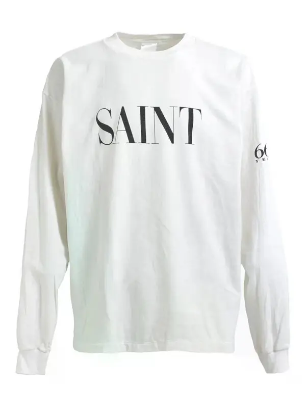 SAINT MXXXXXX Logo Sweater - White