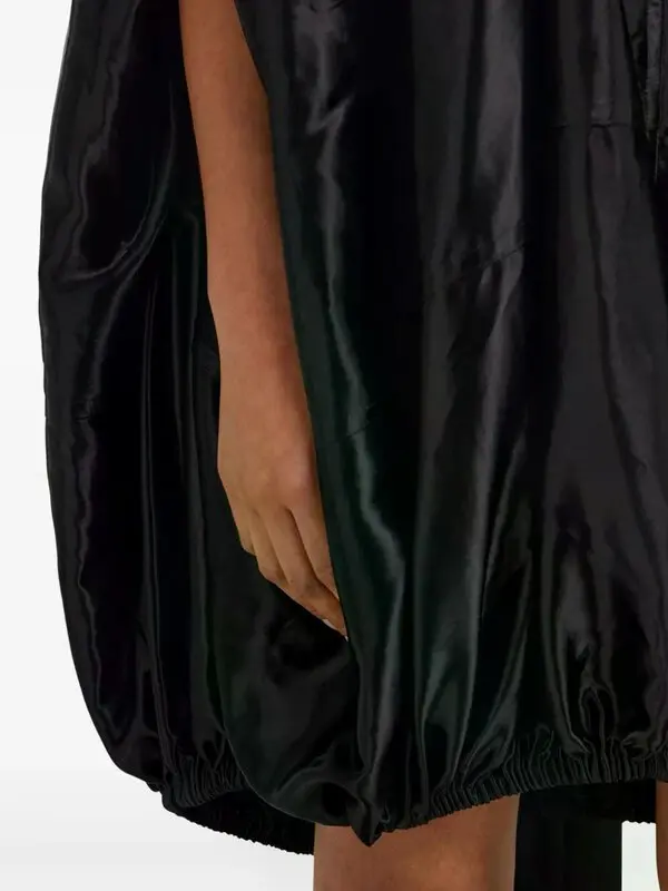 FERRAGAMO Satin Mini Dress - Black