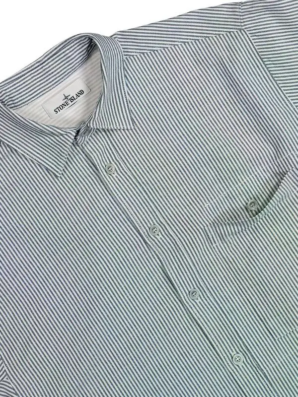 Stone Island Striped Cotton Shirt