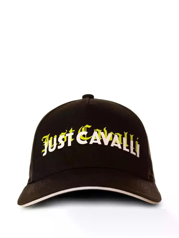 Just Cavalli Logo-print Baseball Cap - Black