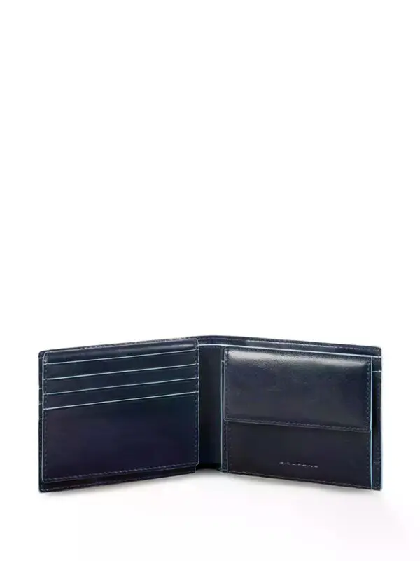 PIQUADRO Leather Cardholder - Blue