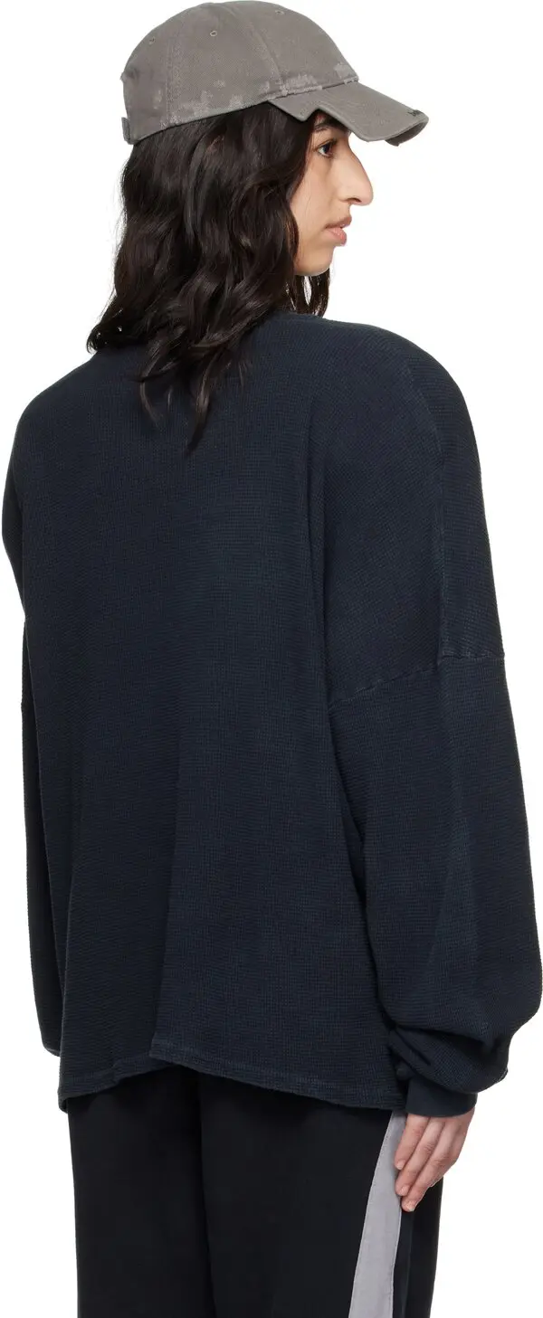 Greg Ross Shoulder Pad Thermal Long Sleeve T-Shirt - Black