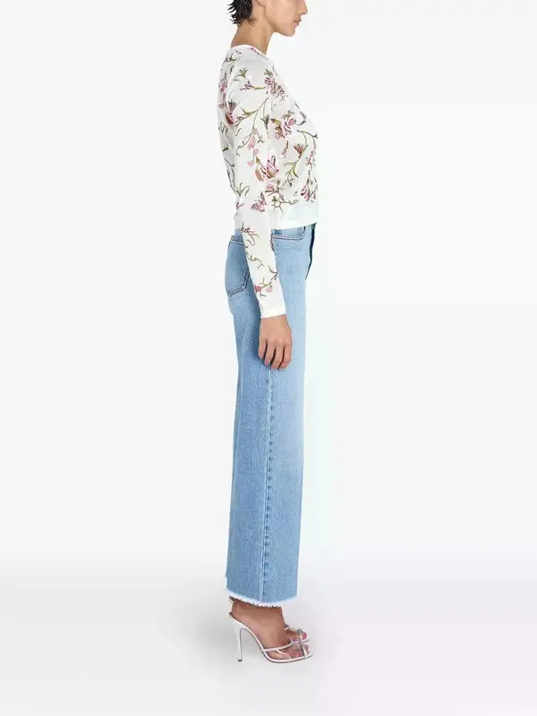 Giambattista Valli Floral-intarsia Sweater