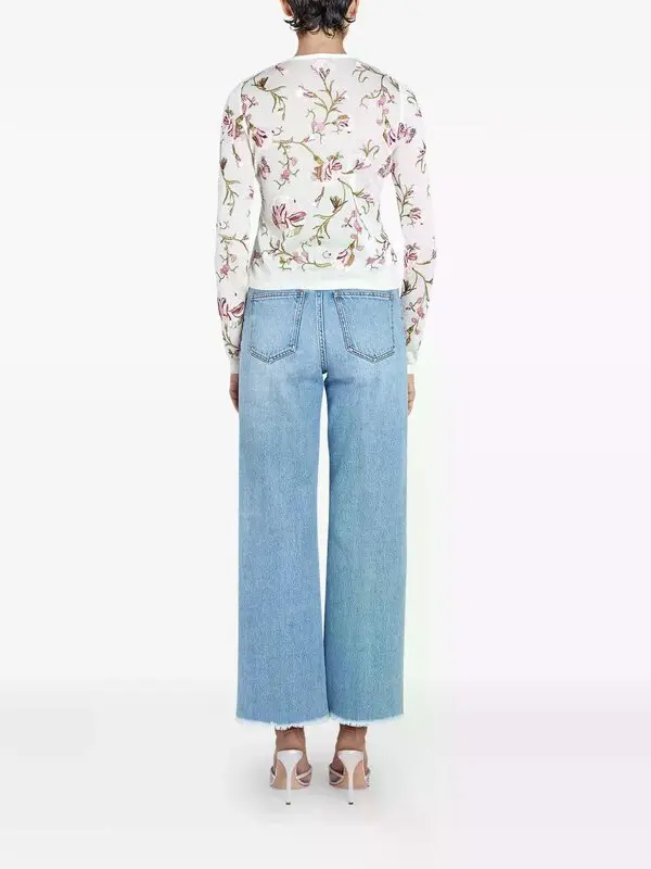 Giambattista Valli Floral-intarsia Sweater