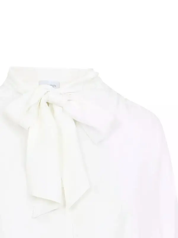 Giambattista Valli Pussy-bow Blouse - White
