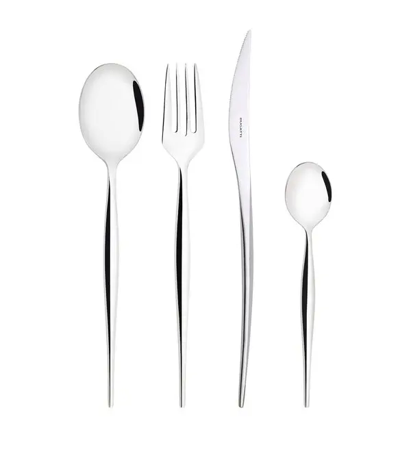 BUGATTI Stainless Steel Natura 24-piece Cutlery Set - Metallic