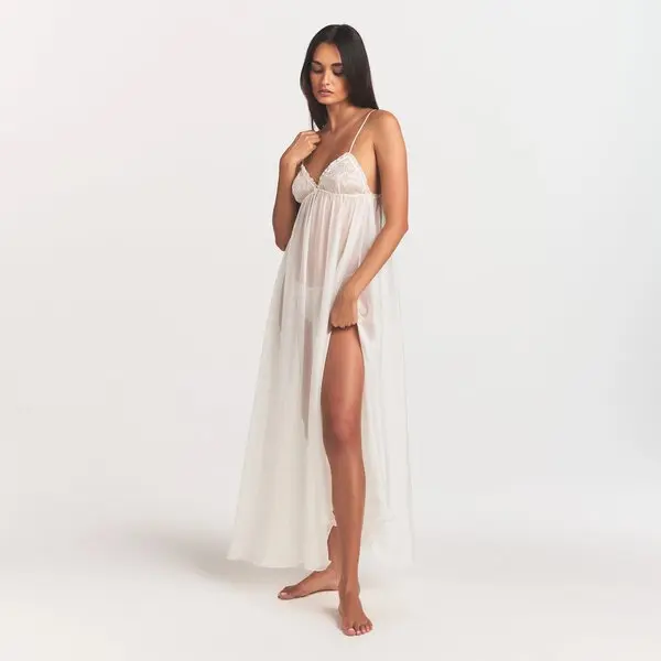 SKIMS Long Slip Dress - Ivory