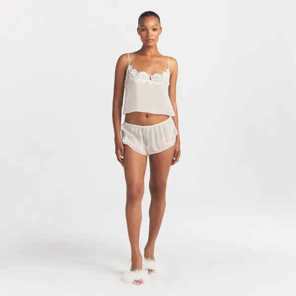 SKIMS Romance Cami And Short Set - Ivory