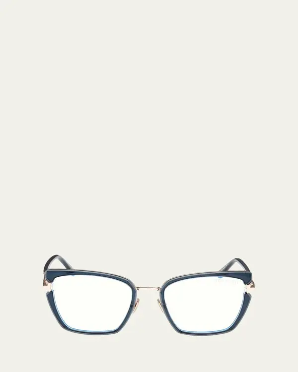 TOM FORD Butterfly Eyeglasses - Bluo