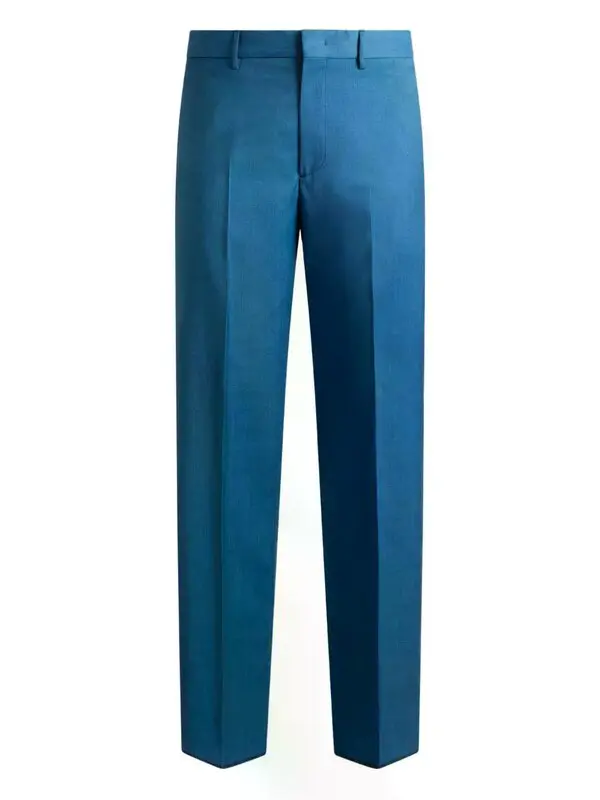 Etro Wool Straight-leg Trousers
