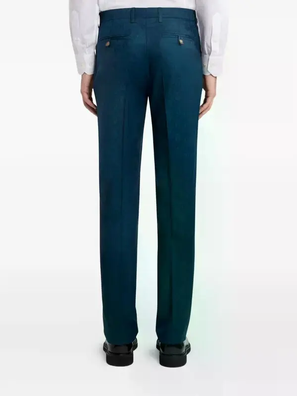 Etro Wool Straight-leg Trousers