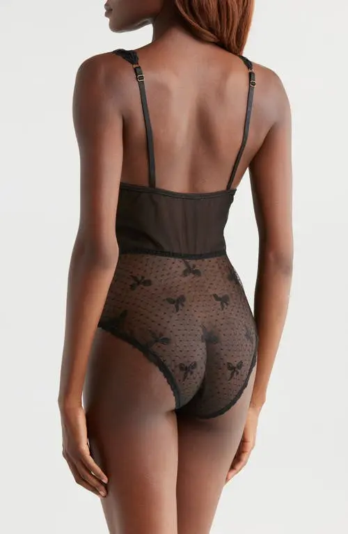KILO BRAVA Sheer Mesh Teddy
