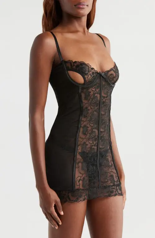 KILO BRAVA Underwire Chemise & G-string Set