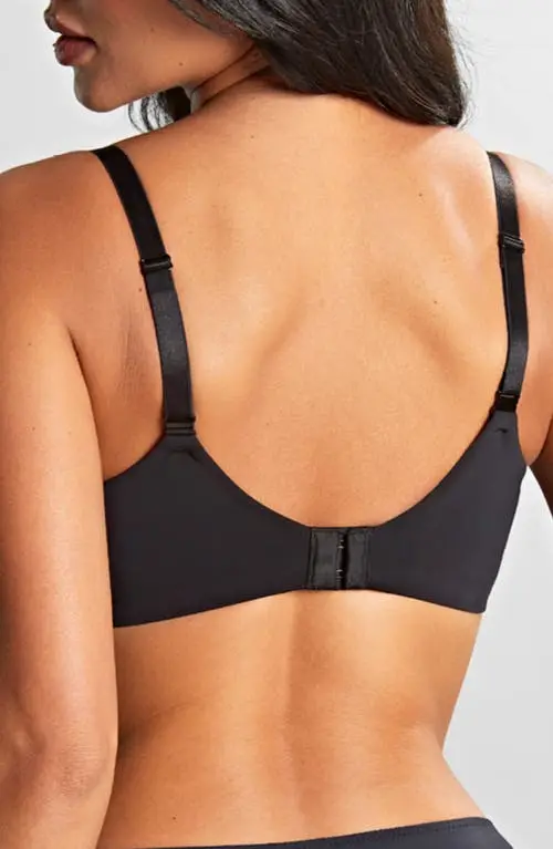 Panache 365 Underwire Smooth & Seamless Plunge T-shirt Bra - Black