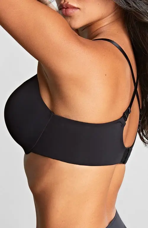 Panache 365 Underwire Smooth & Seamless Plunge T-shirt Bra - Black