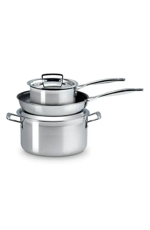 LE CREUSET Classic 5-piece Cookware Set - Stainless Steel