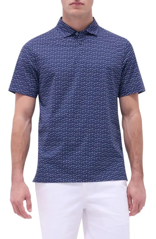 Bugatchi Victor Ooohcotton® Golf Print Polo