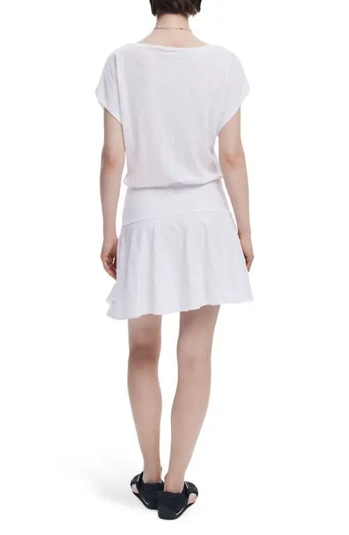 Desigual Asymmetric Ruffle Mini Dress