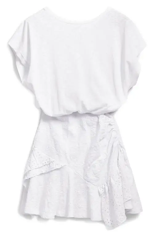 Desigual Asymmetric Ruffle Mini Dress