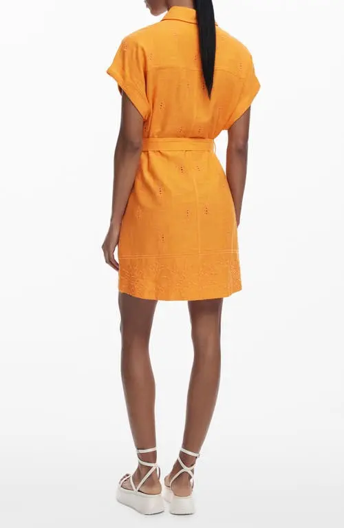 Desigual Short Sleeve Mini Shirtdress