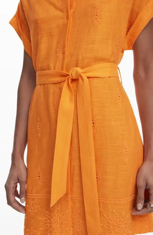Desigual Short Sleeve Mini Shirtdress