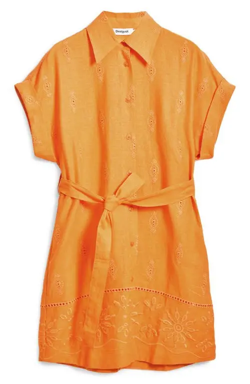 Desigual Short Sleeve Mini Shirtdress