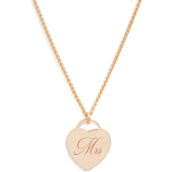 SET & STONES Alice Mrs. Pendant Necklace - Gold