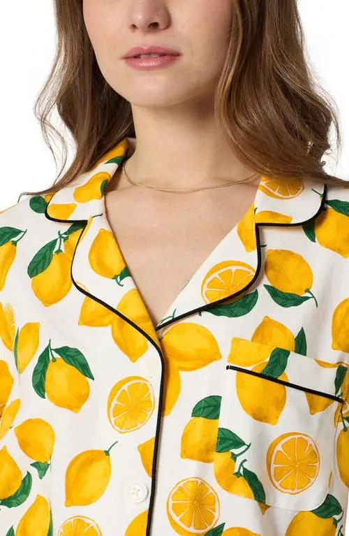 BEDHEAD PAJAMAS Print Stretch Jersey Short Pajamas - Main Squeeze